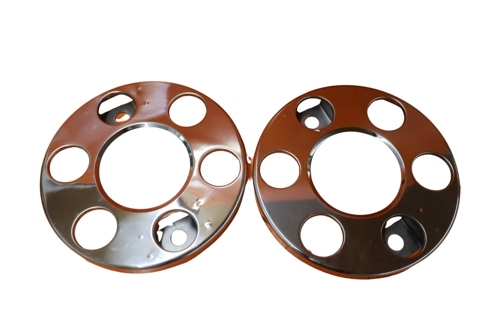 Stainless Steel Wheel Trim 6 Stud Hole Pair Multiple Vehicle ...