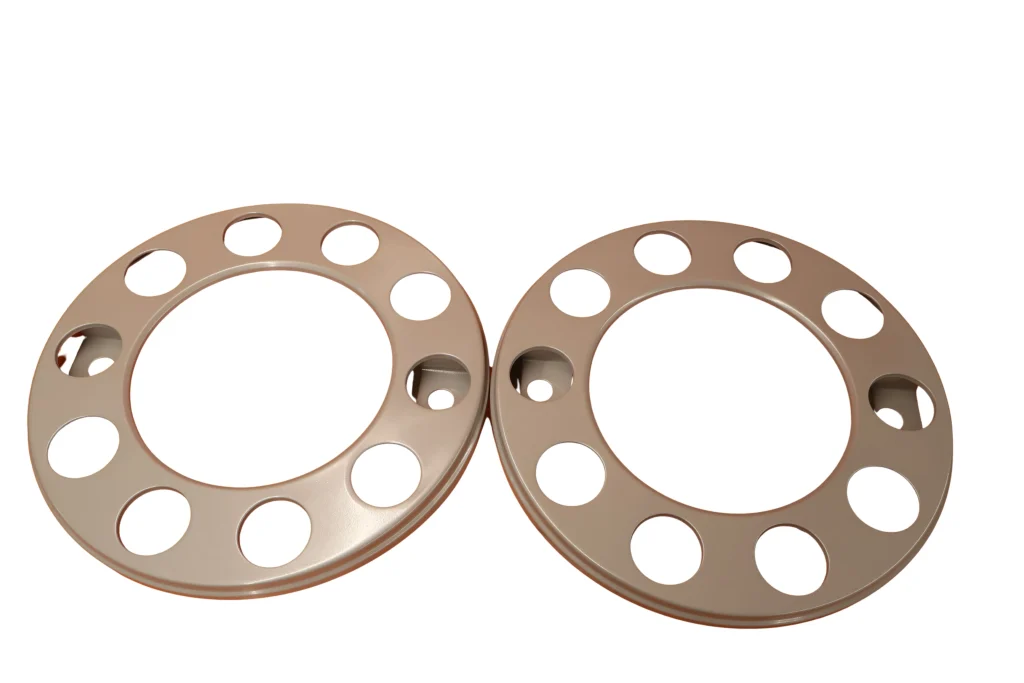 White Coated Steel Wheel Trim 10 Stud Hole Pair Multiple Vehicle ...